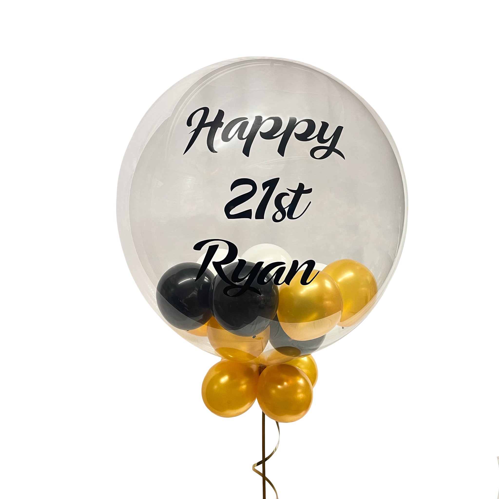 Helium Bubbles with custom writing